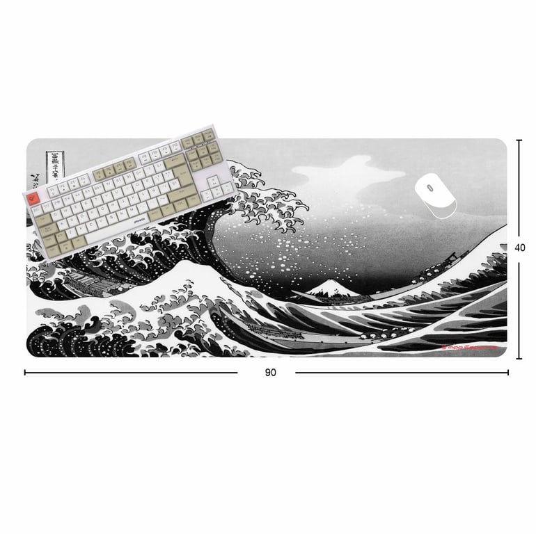 Mouse Pad Gamer XXL Gran Ola GENERICO | falabella.com