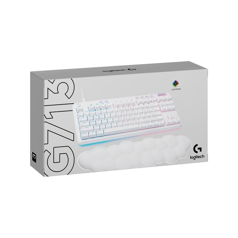 Teclado Gamer Logitech G713 Tkl Mechanical Linear Rgb White Aurora LOGITECH | falabella.com