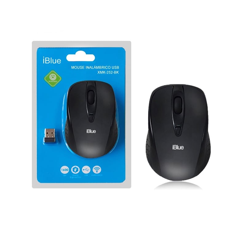 Mouse Iblue Micro Wireless V2 XMK-252 Negro IBLUE | falabella.com