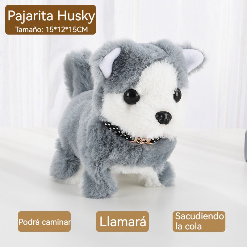 Adorable Perro Peluche de peluche que camina, ladra y mueve la cola ...