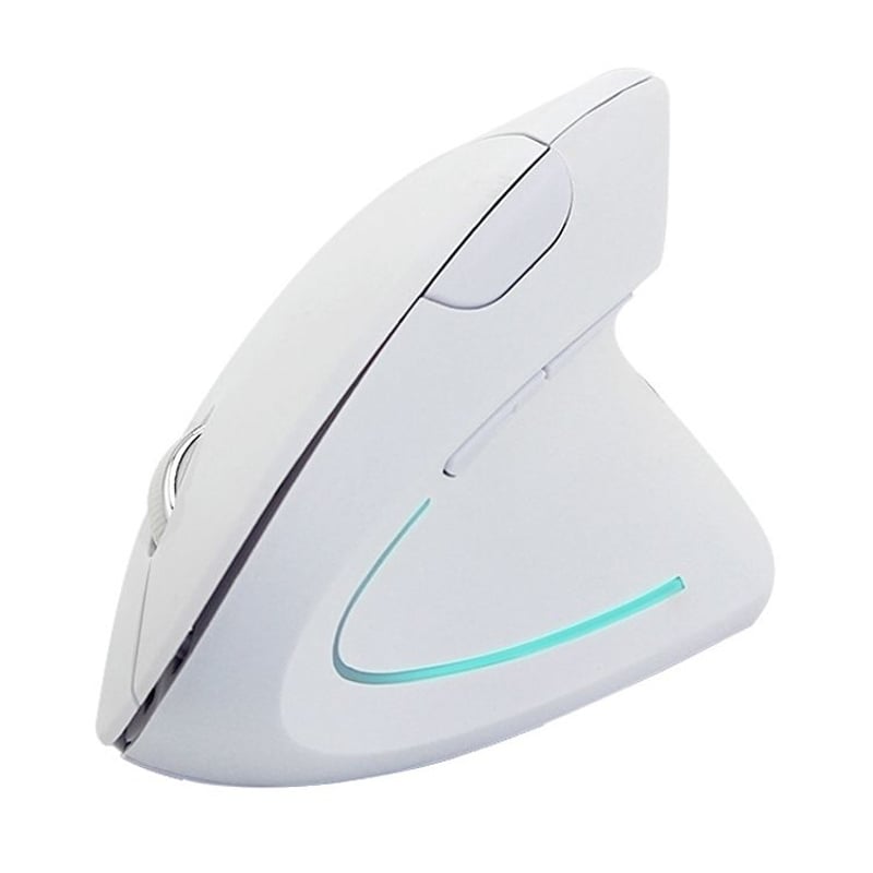 Mouse inalámbrico Ratón óptico vertical Blanco GENERICO | falabella.com