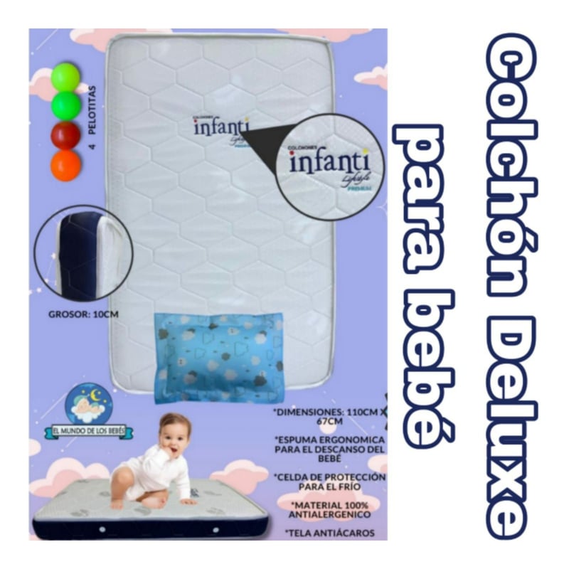 Colchón de Bebe para Cunas Pack and Play GENERICO | falabella.com
