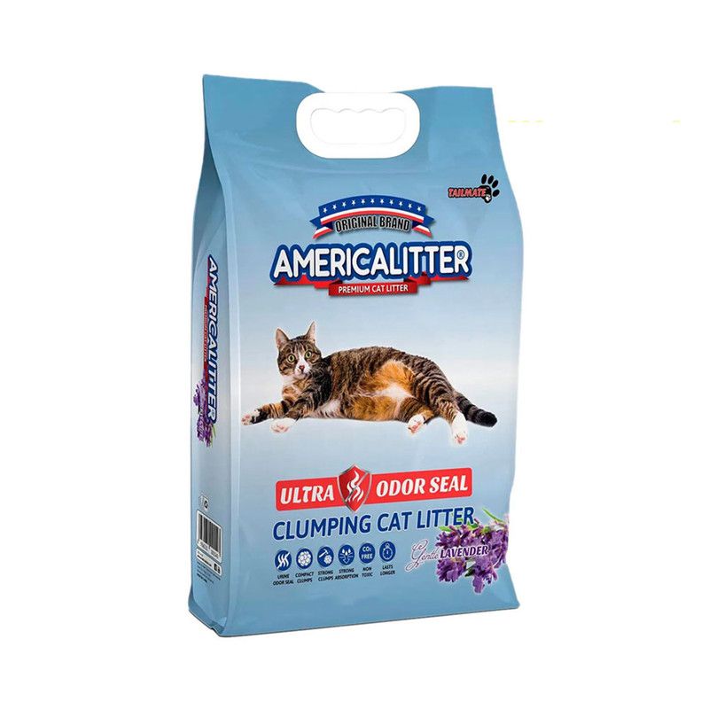 Arena para Gatos America Litter Ultra Odor Seal Lavanda 15Kg AMERICA ...