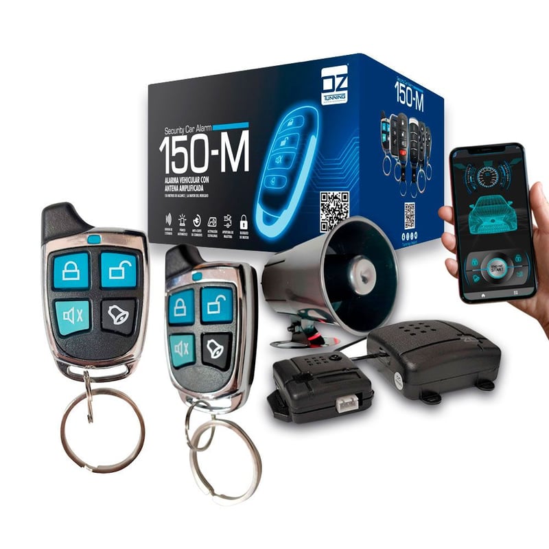 Alarma de Auto Bluetooth App Universal 150 Metros T233-BT | Sodimac Perú