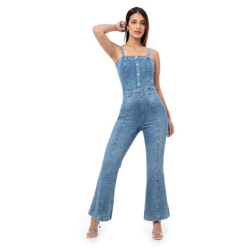 Enterizos Moda Denim Stretch Mujer Editah PIONIER | falabella.com