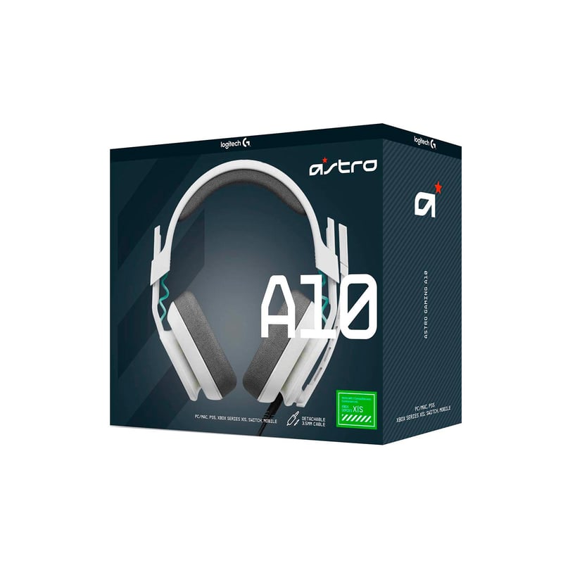 Audífono Gamer Logitech Astro A10 G2 PS5 SWITCH PCMAC White ASTRO ...