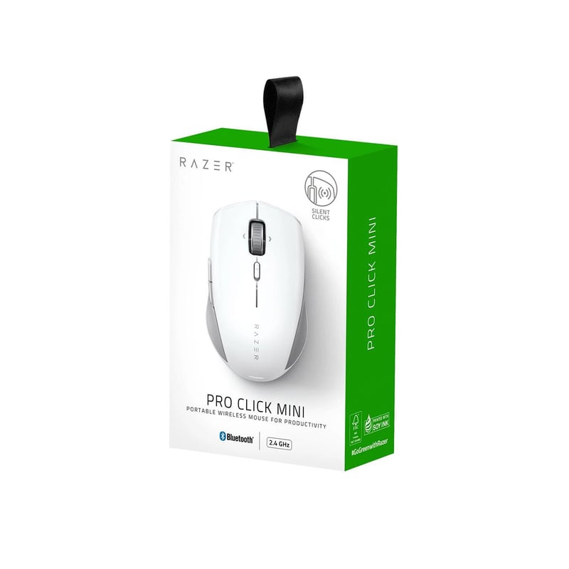 Mouse Gamer Razer Pro Click Mini Wireless 1200 Dpi 2.4Ghz/BT White ...