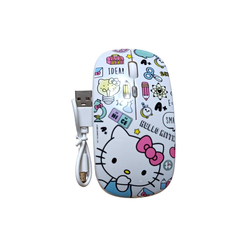 SANRIO MOUSE INALAMBRICO RECARGABLE HELLO KITTY - BLANCO SANRIO ...