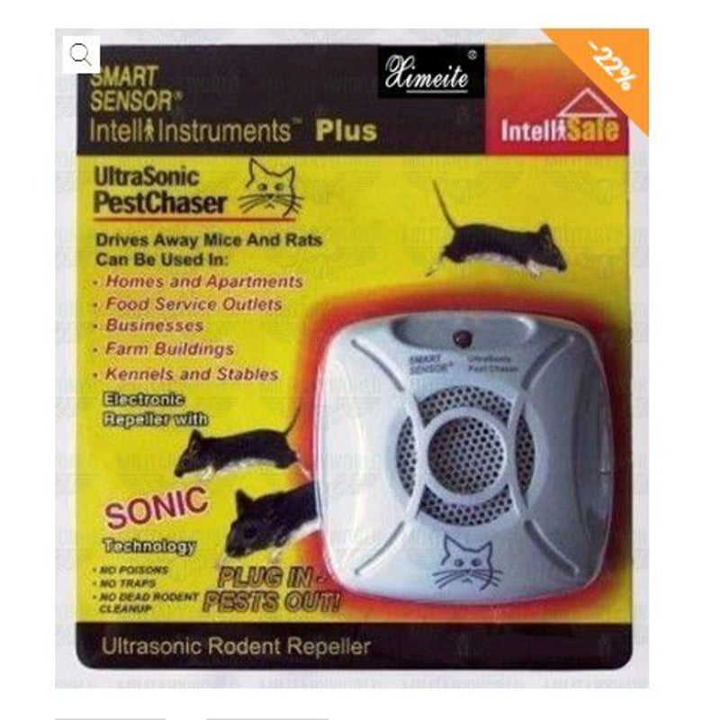 Repelente Super Ultrasonic Pest Chaser para roedores efectivo GENERICO ...