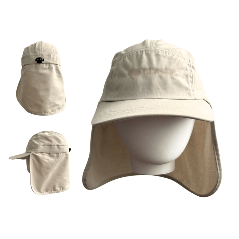 Sombrero Gorro Alta Proteccion Sol Cubre Nuca - Crema KAST PE ...
