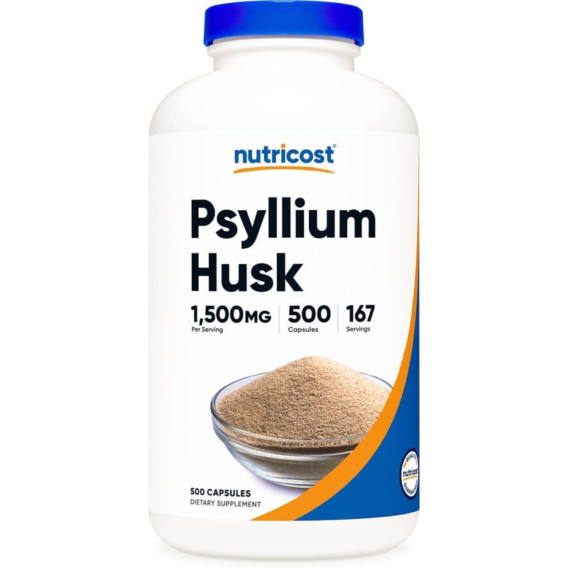 Psyllium Husk 500 capsulas Psilio NUTRICOST | falabella.com