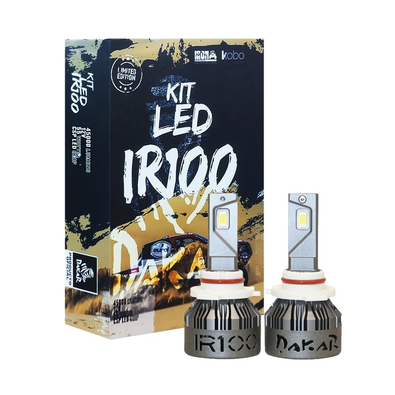 Foco Led Iron IRX 55W Original 9005 Luz Alta o Baja Auto GENERICO ...