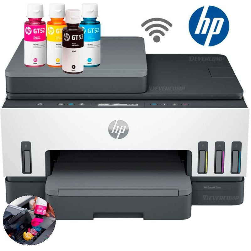 Impresora HP Smart Tank 750 Multifuncional ADF Duplex Wifi HP ...
