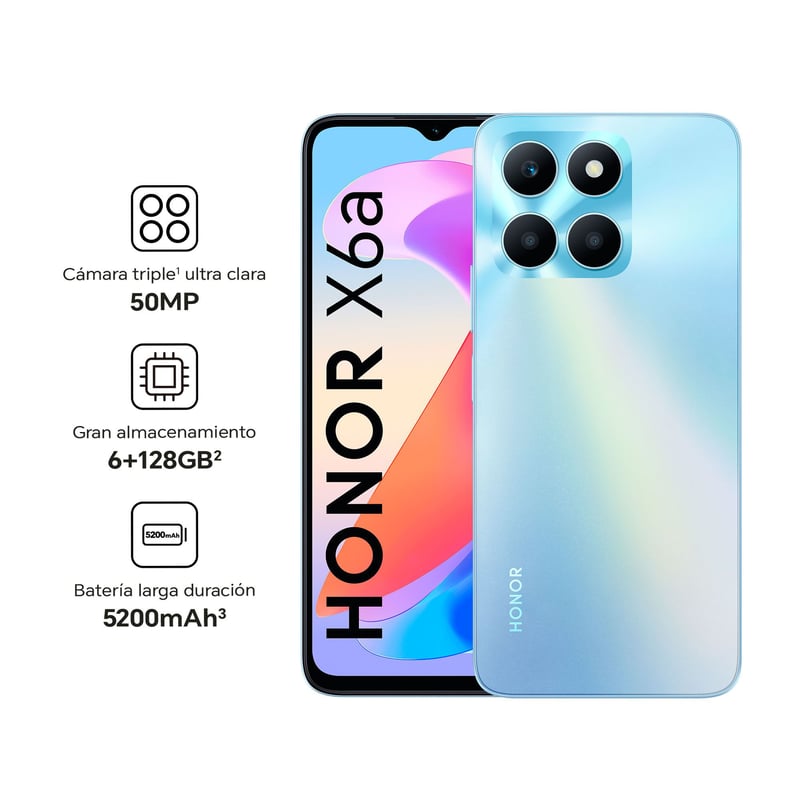 HONOR X6a 4GB128GB - Sky Silver. HONOR | falabella.com