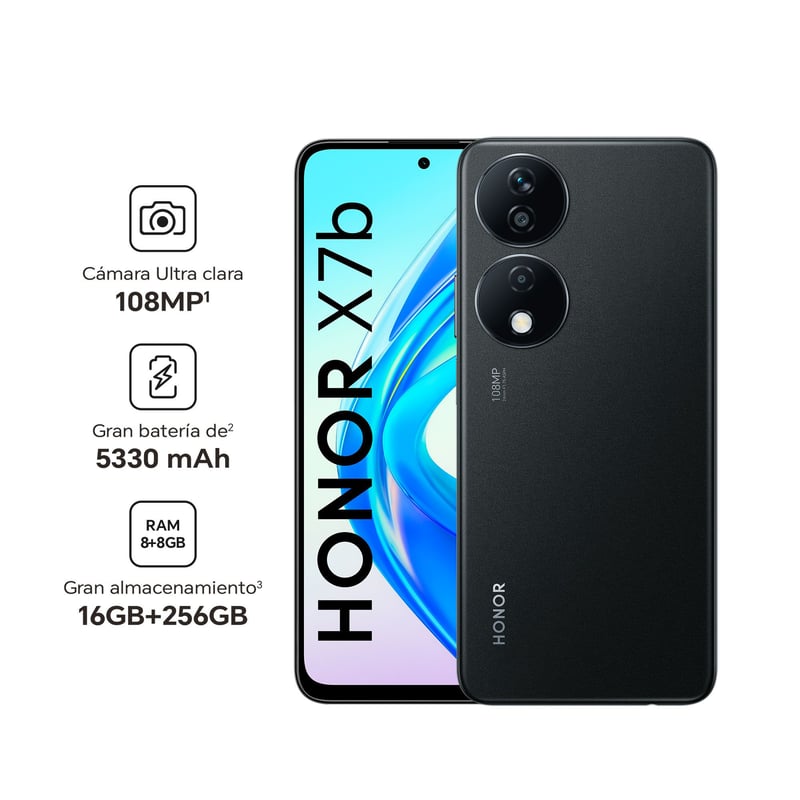 HONOR X7b 8GB256GB - Midnight Black HONOR | falabella.com