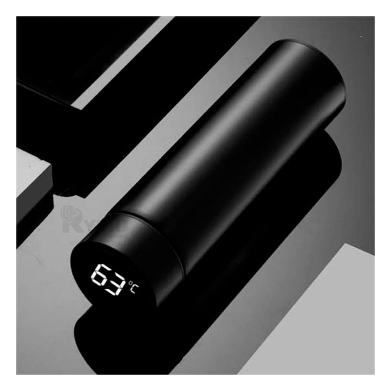Termo Inteligente Digital de 500 ml Incluye Filtro Negro GENERICO ...