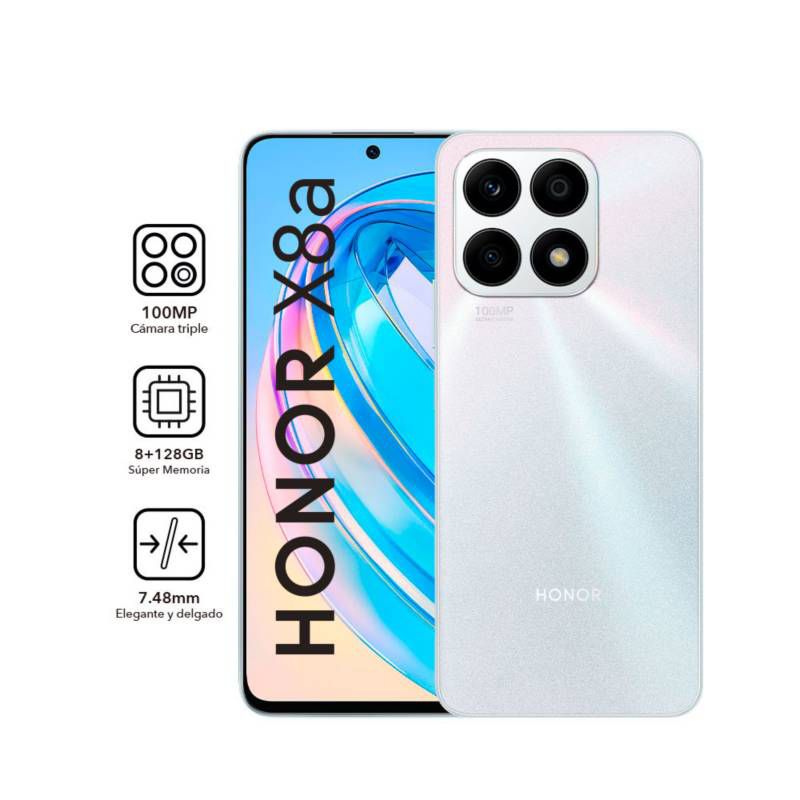 HONOR X8A 8GB RAM 256GB - Dual sim - SILVER HONOR | falabella.com