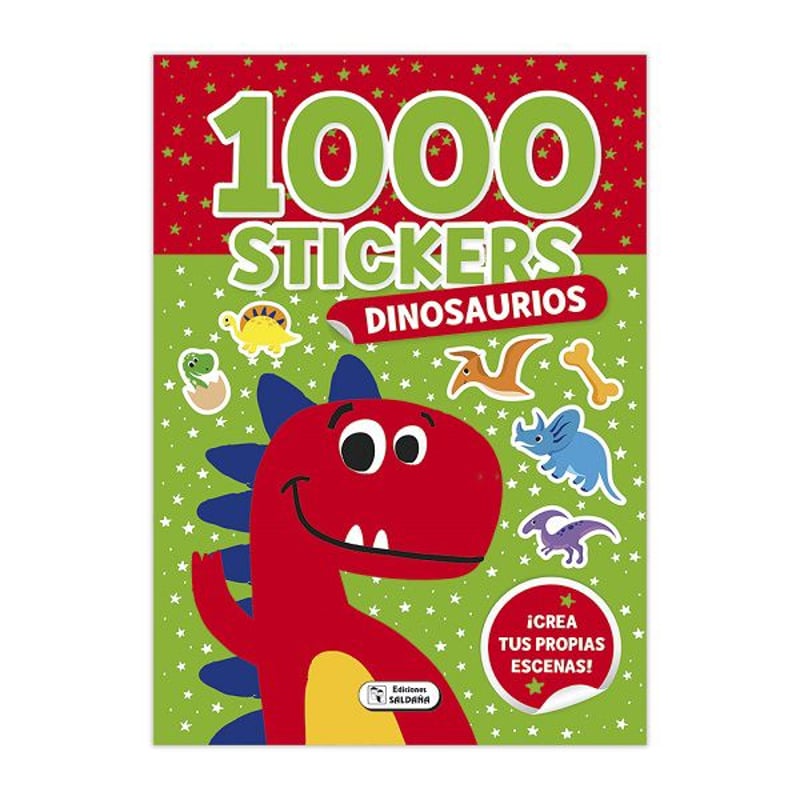LIBRO 1000 STICKERS dinosaurios GENERICO | falabella.com