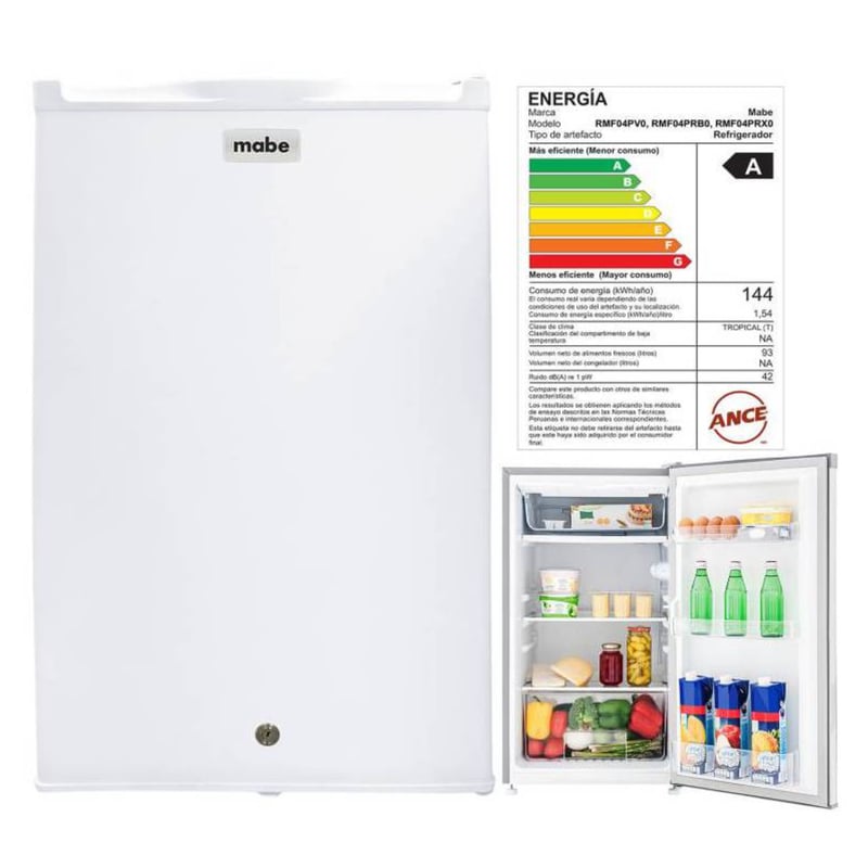 Frigobar de 93 litros blanco MABE - RMF04PRB0 MABE | falabella.com