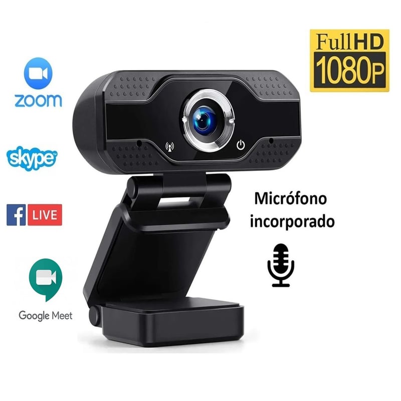 Camara Web Full HD 1080P con Doble Microfono para PC y Laptop OEM ...