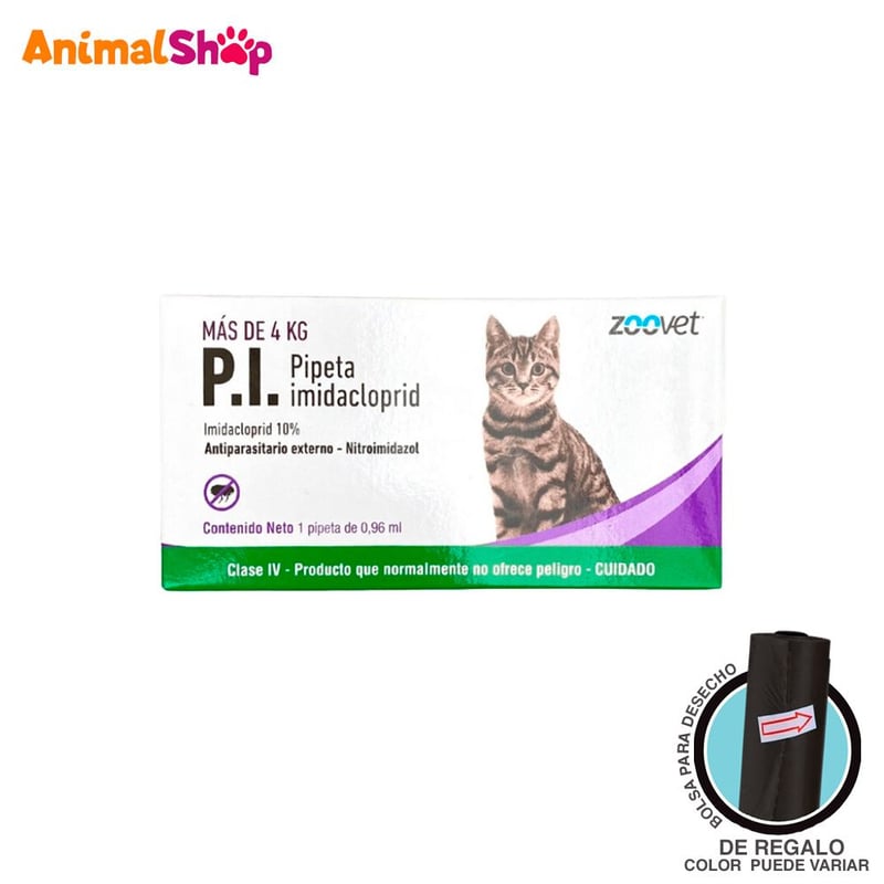 Antipulgas Pipeta P.I Gato De 4 A 9Kg GENERICO | falabella.com