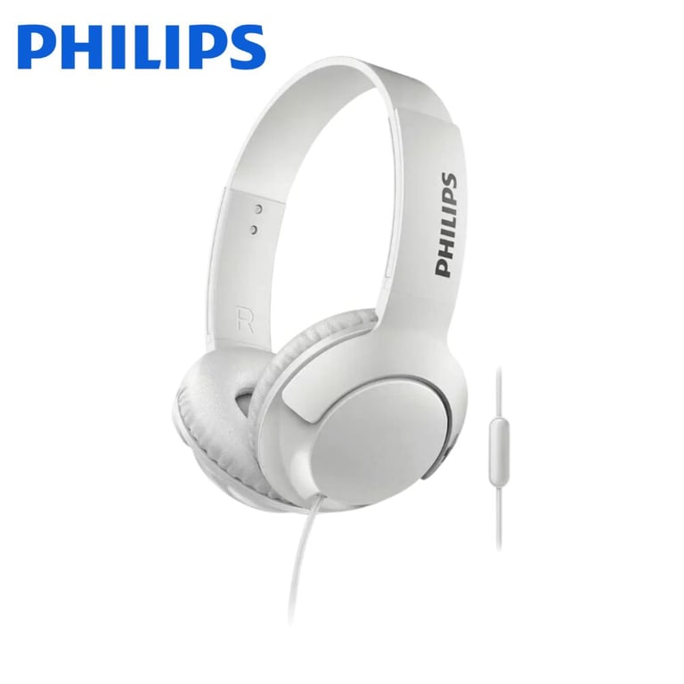 Philips BASS SHL3075 Alámbrico Blanco Audífonos OnEar con Micrófono ...