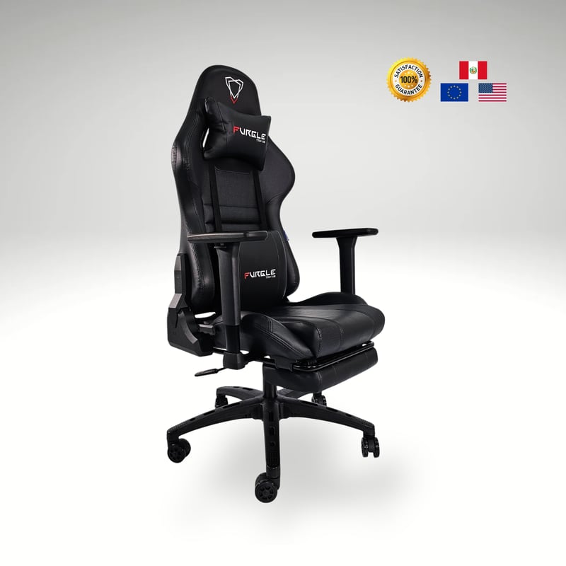 Silla Gamer Furgle Pro Titan Negro | Sodimac Perú