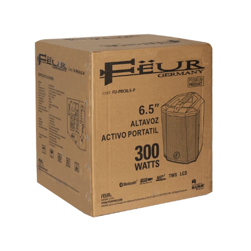 Altavoz Activo Portátil 65″ 300W FU-PRO65-P FEUR GENERICO | falabella.com
