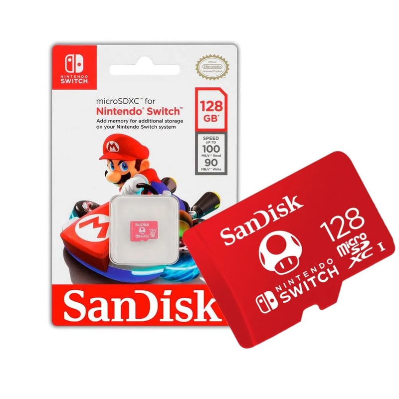 MEMORIA MICRO SD SANDISK PARA NINTENDO 128GB SANDISK | falabella.com
