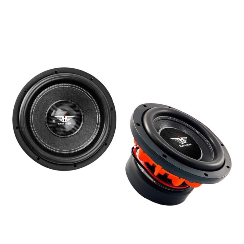 Subwoofer Black Hawk 12" Pulgadas 3000W 1000 RMS 2 Bobina Serie Pro ...