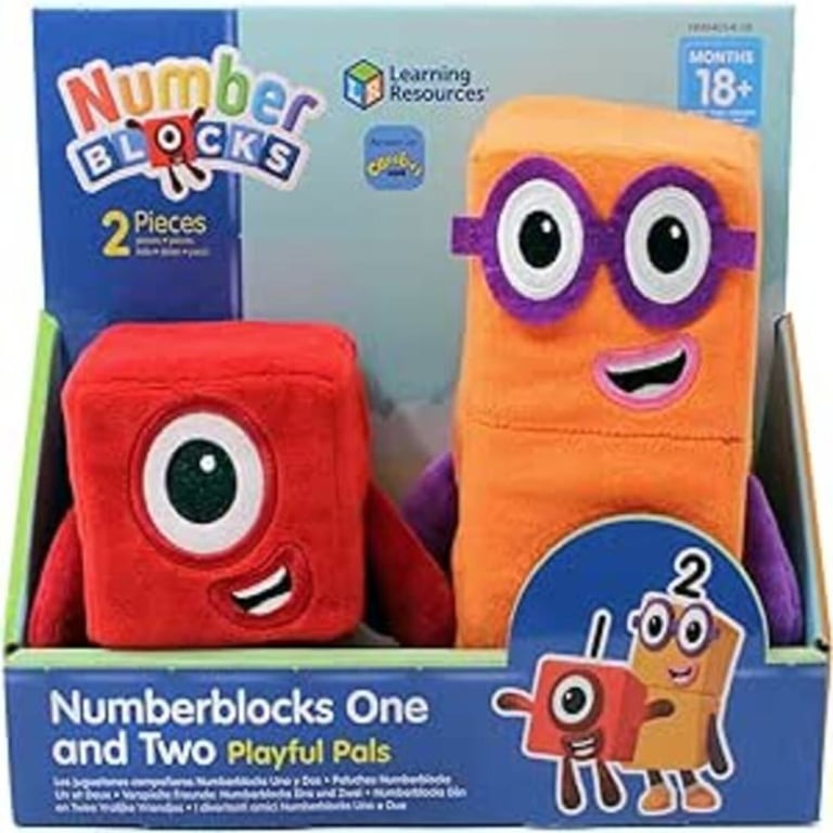 Pack de Peluches Number Blocks 1 y 2 NumberBlocks GENERICO | falabella.com