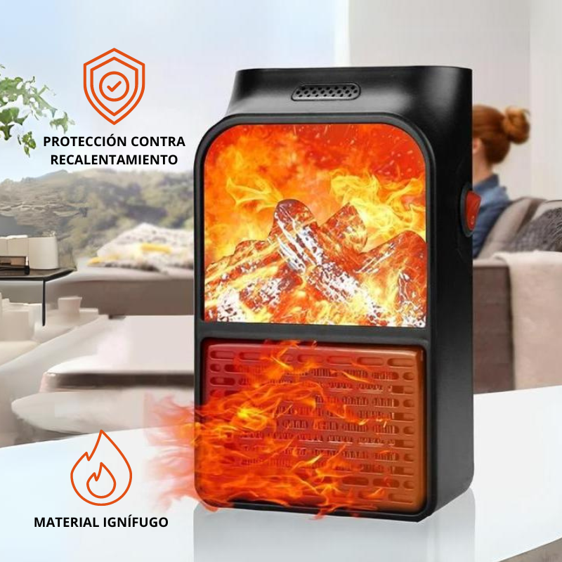 Calefactor Portatil Flame Heater de 900 Watts | Sodimac Falabella