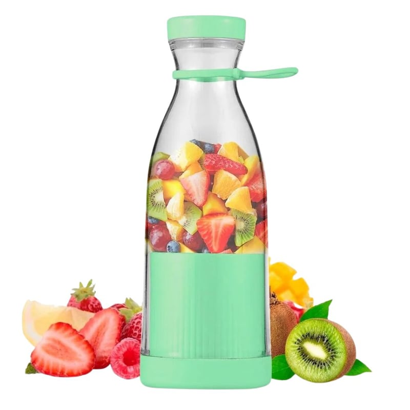 Botella Licuadora Portátil Recargable USB Verde 420 ml INSPIRA ...