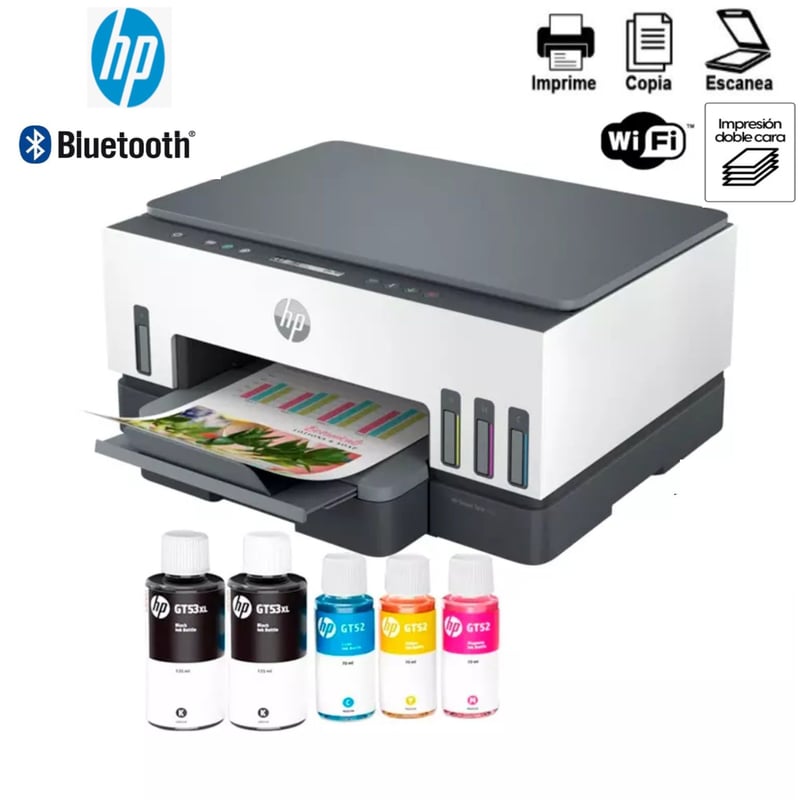 IMPRESORA HP SMART TANK 720 Dúplex Wifi HP 720 HP | falabella.com