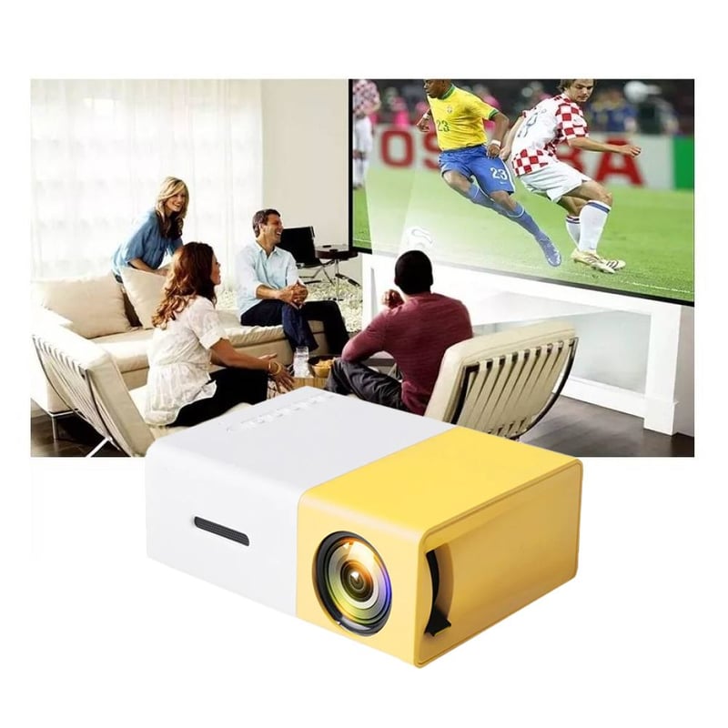 Mini Proyector Multimedia 1080P Para PC HDMI USB Control y Altavoz ...