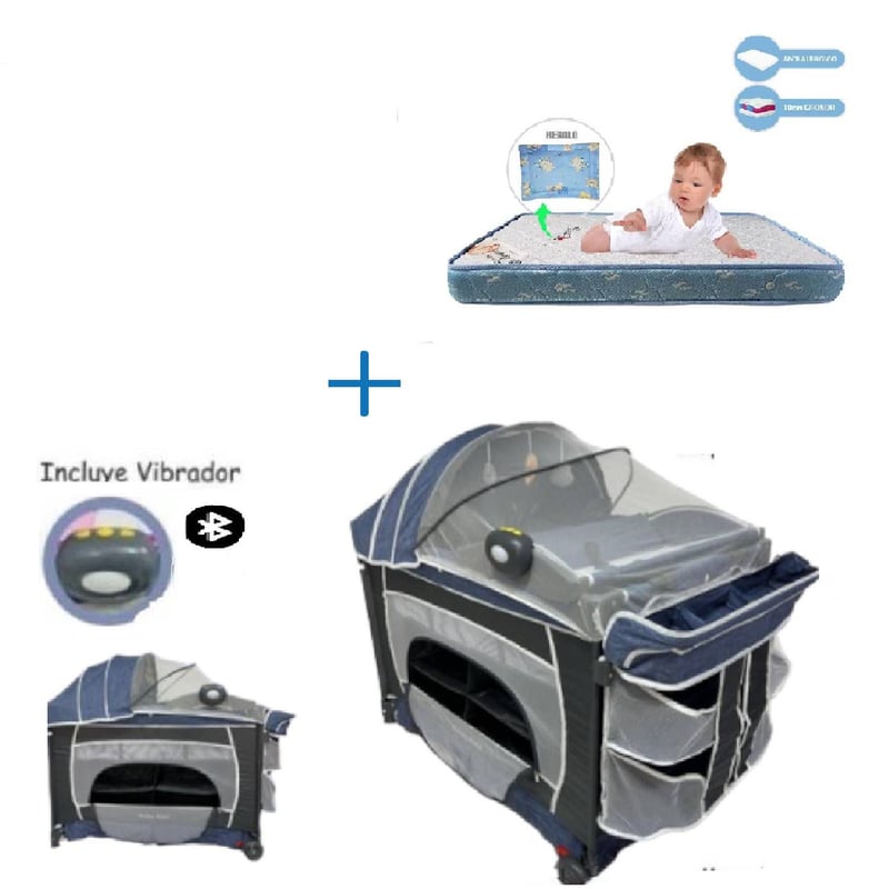 Cuna Colchon Veronica Plus con 2 niveles BABY KITS | falabella.com