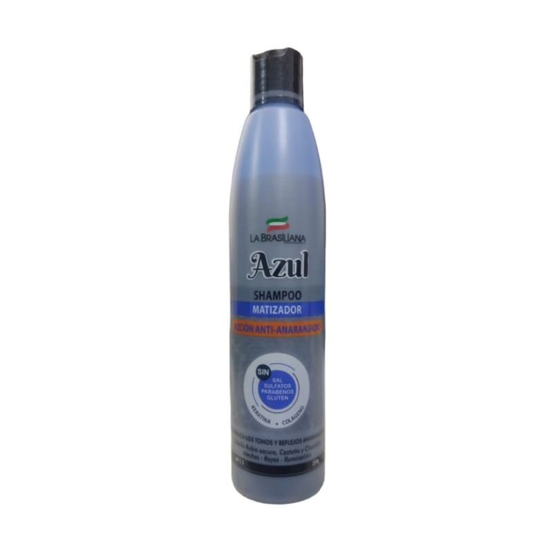 Shampoo Matizador AZUL 250 ml. La Brasiliana Sin SAL LA BRASILIANA ...