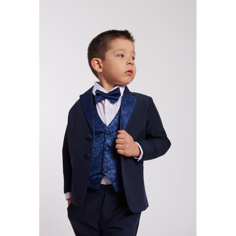 TERNO AZUL PANTALON CHALECO SACO Y CORBATA MICHI GENERICO | falabella.com