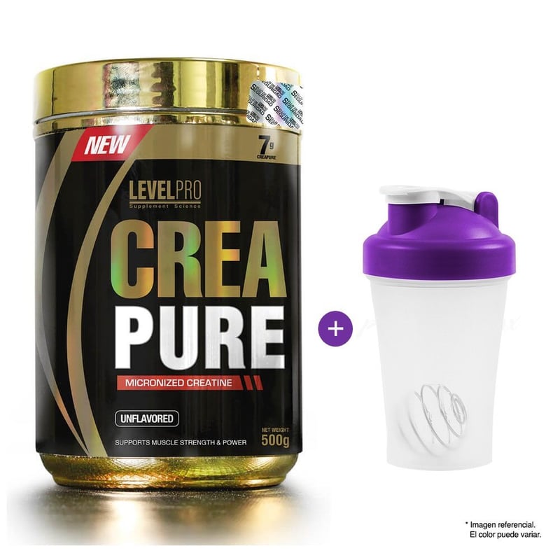 CREAPURE Creatina Monohidratada LEVEL PRO 500 gramos LEVEL PRO ...