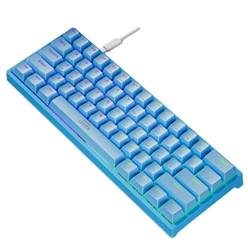 Teclado gamer mecánico de 61 teclas - azul VENUS MIA | falabella.com