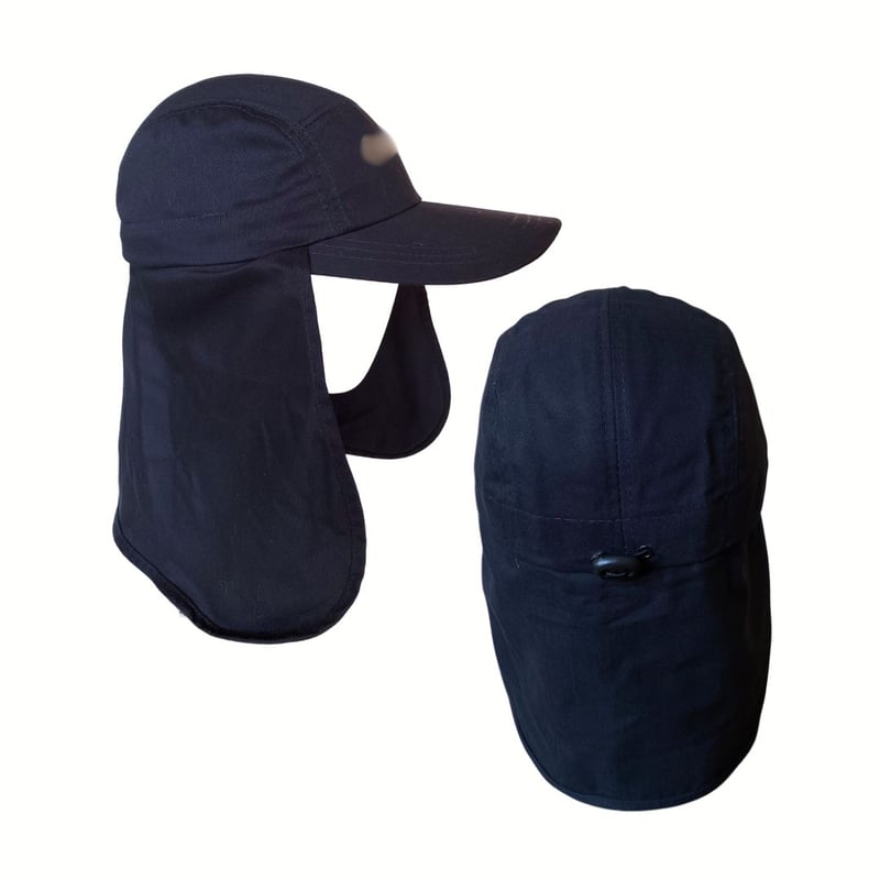 Sombrero Gorro Alta Proteccion Sol Cubre Nuca - Azul Marino KAST PE ...