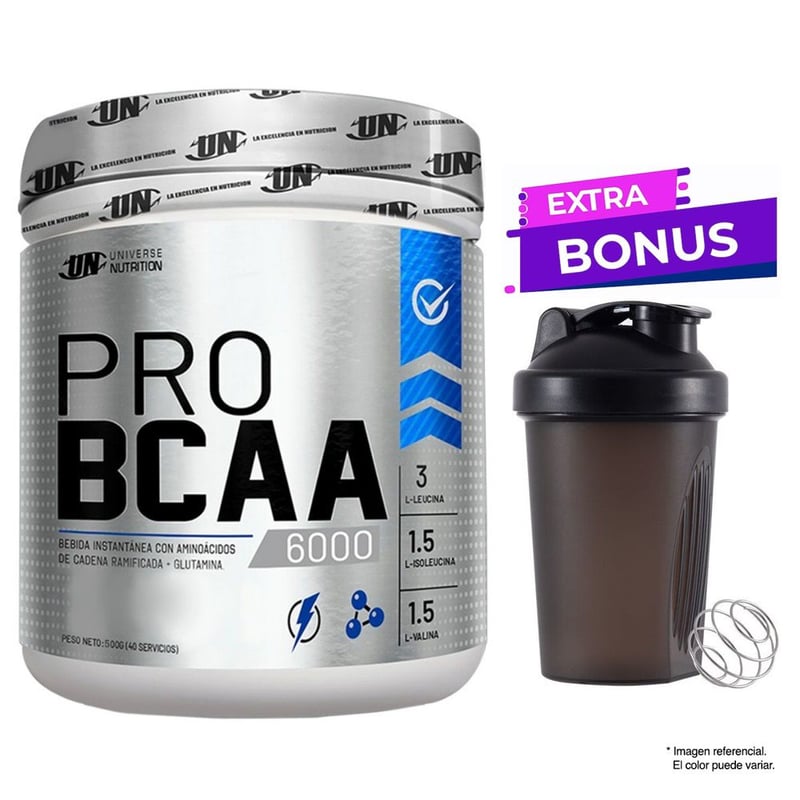 PRO BCAA 6000 500GR UN NARANJA - 50 SERVICIOS UNIVERSE NUTRITION ...