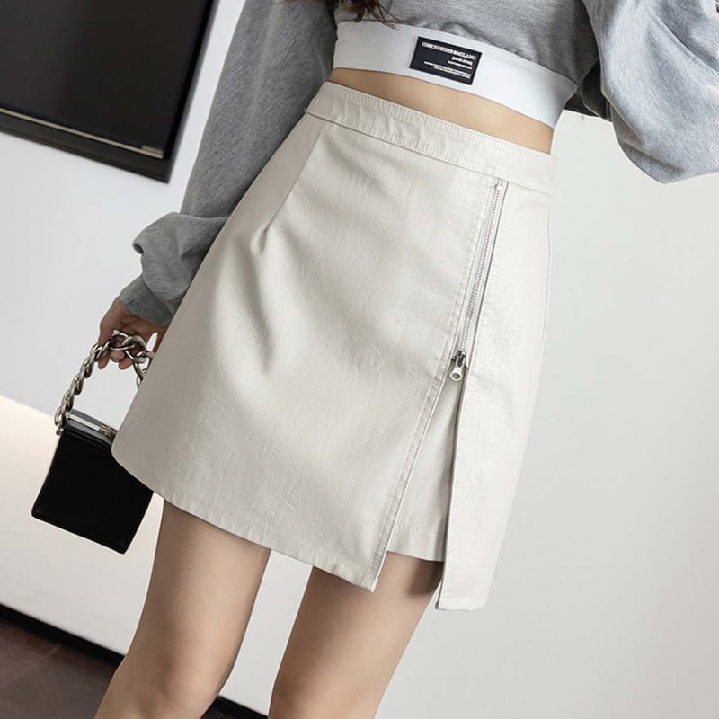 Mini Falda Short Eco Cuero Baalathkko5