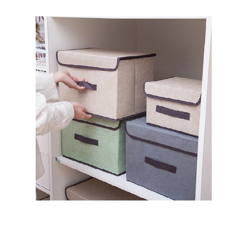 Caja de Almacenamiento con Tapa Portátil Plegable 36x24x23 cm | Sodimac ...