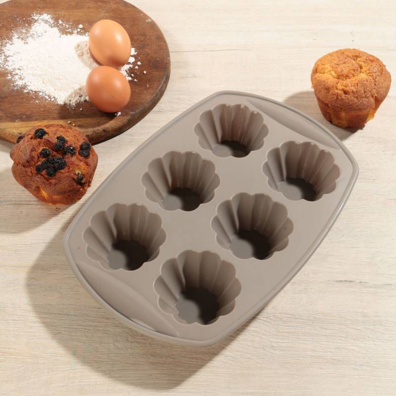 Molde de Silicona para 6 Muffins GENERICO | falabella.com
