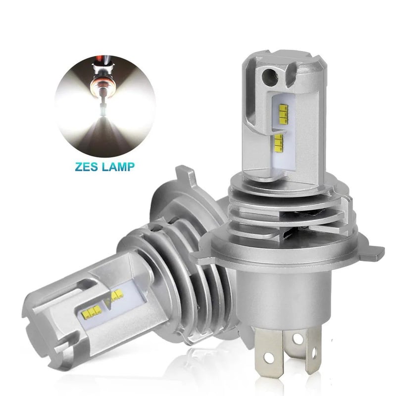 Kit par de Focos Led Mini Series Ultra Led H4 Alta Baja GENERICO ...