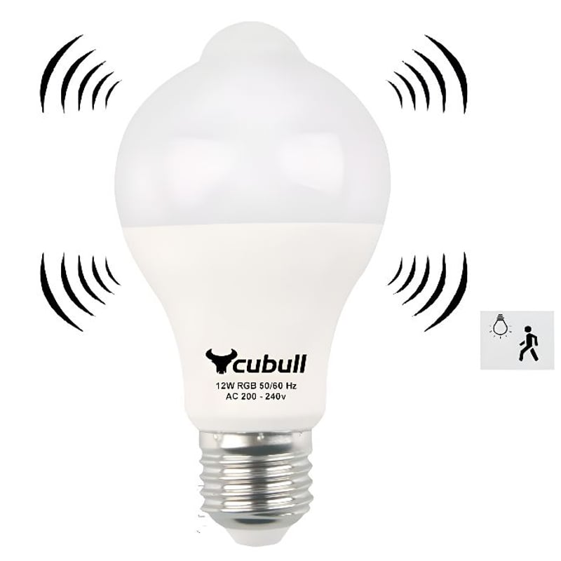 Foco Led Sensor De Movimiento 12w Luz Blanca Cubull CUBULL | falabella.com