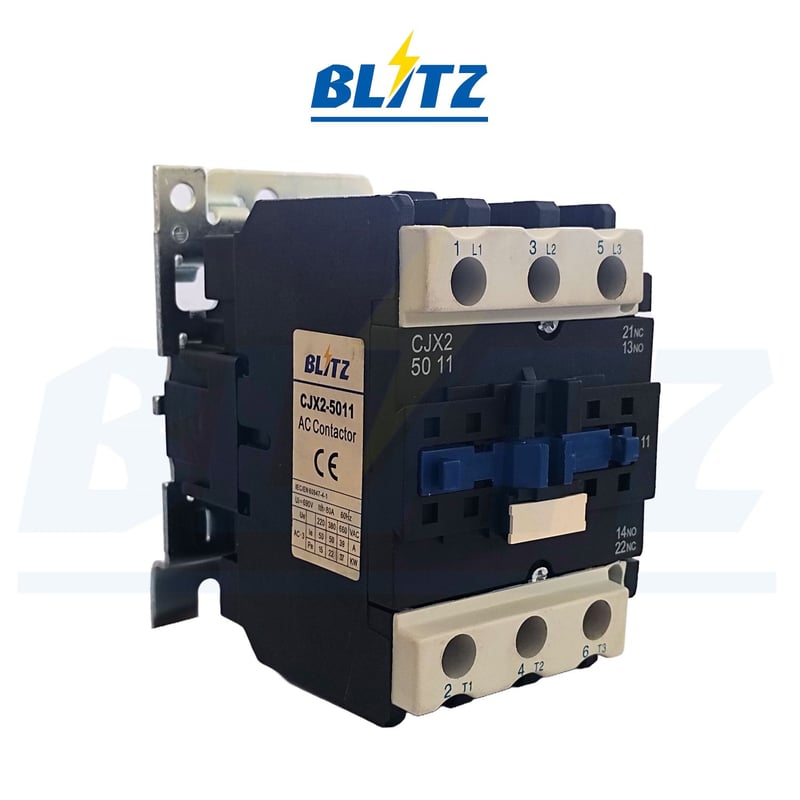 Contactor Electromagnético Tripolar 50A - AC3, 380 V, 60 Hz BLITZ ...