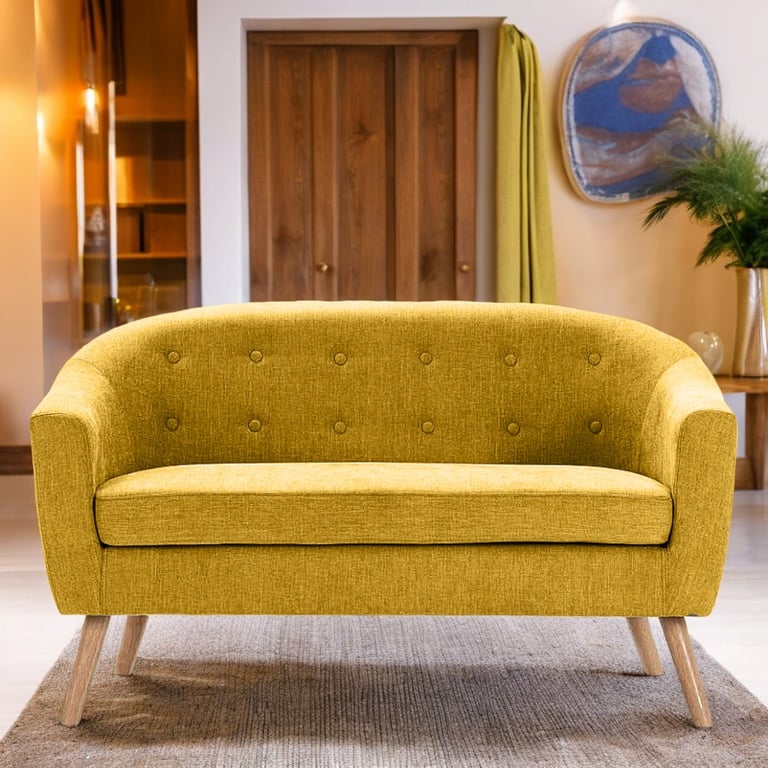 HYS SOFA 2 CUERPOS AUTTY ORO HOGAR & SPACIOS | falabella.com