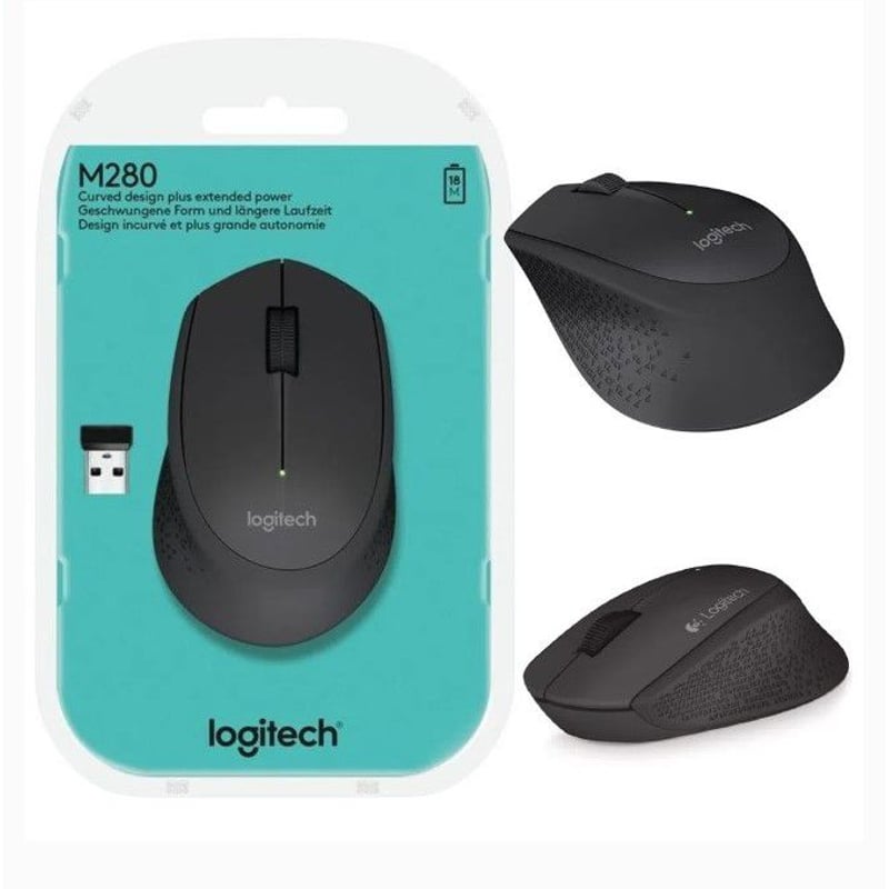 Mouse Inalámbrico Logitech M280-Negro LOGITECH | falabella.com